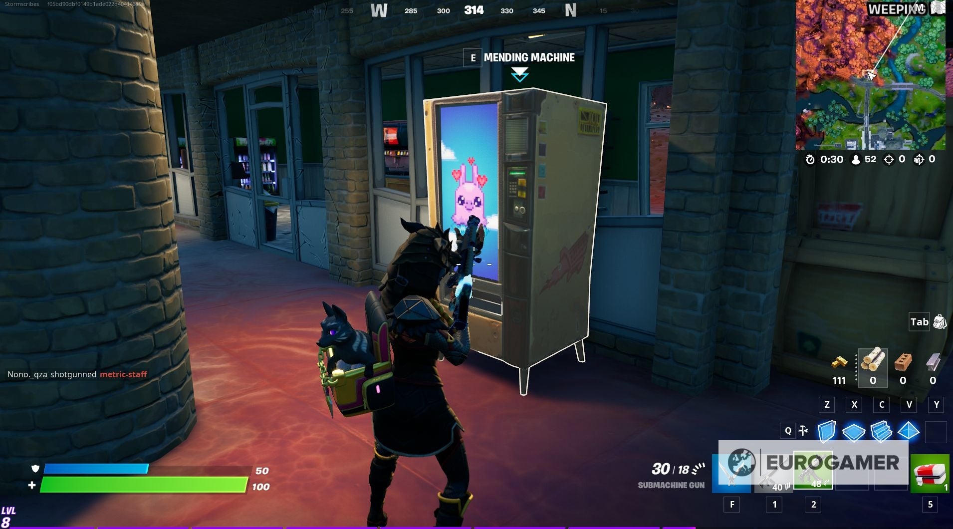 Fortnite - Baba Yaga location and questline: Mending machine locations ...