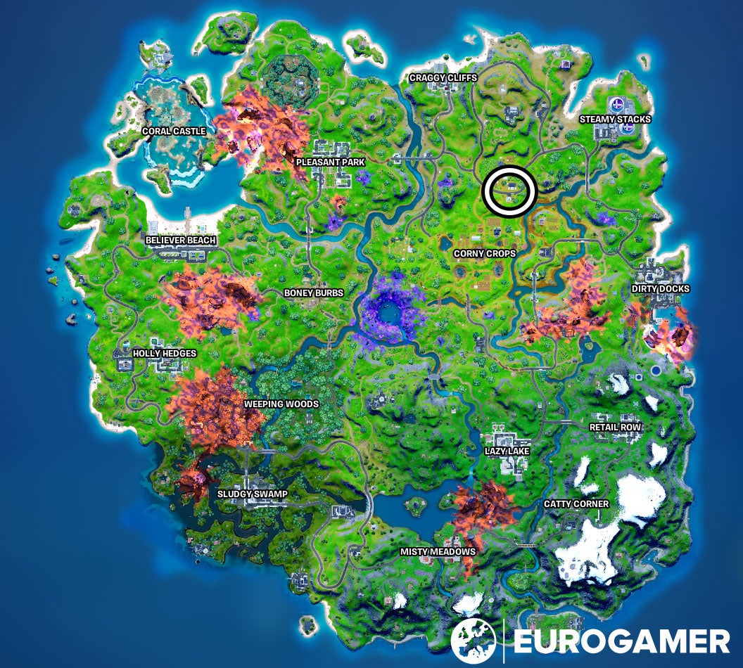 Fortnite - Steel Farm location: Where to open chests in Steel Farm ...