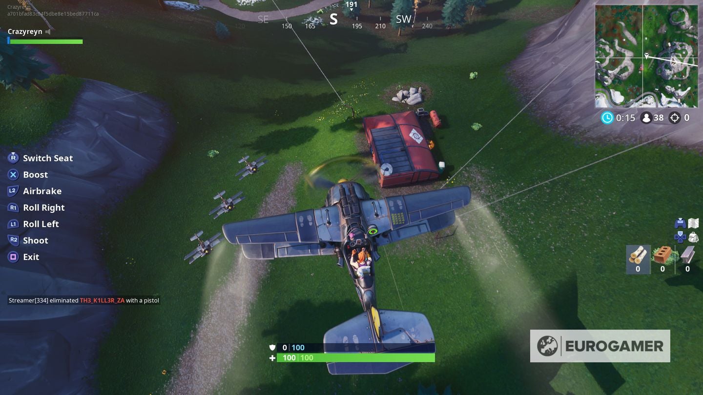 Fortnite plane locations, X-4 Stormwing plane controls and stunts list ...