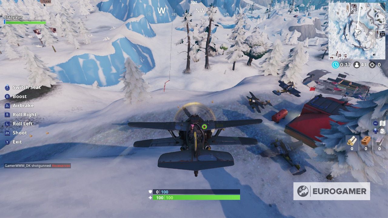 Fortnite plane locations, X-4 Stormwing plane controls and stunts list ...
