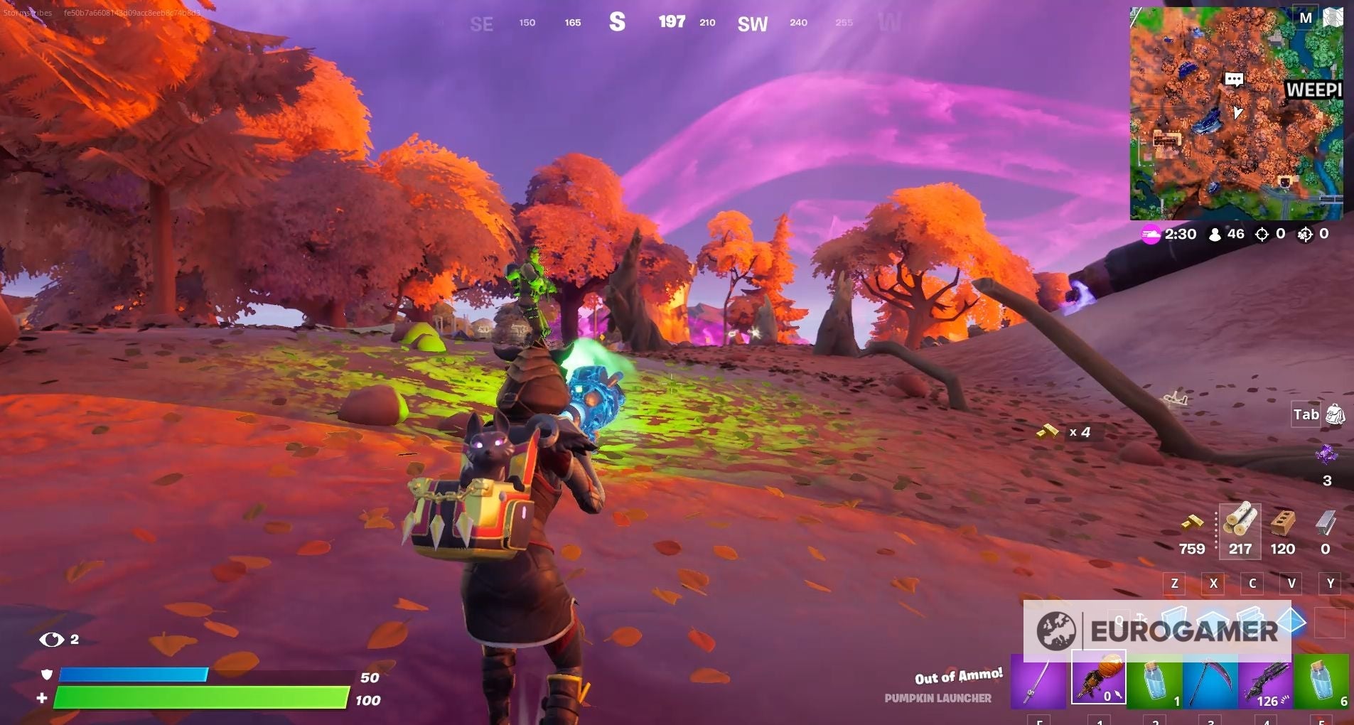 Fortnite Pumpkin Launcher location and how to eliminate an opponent ...