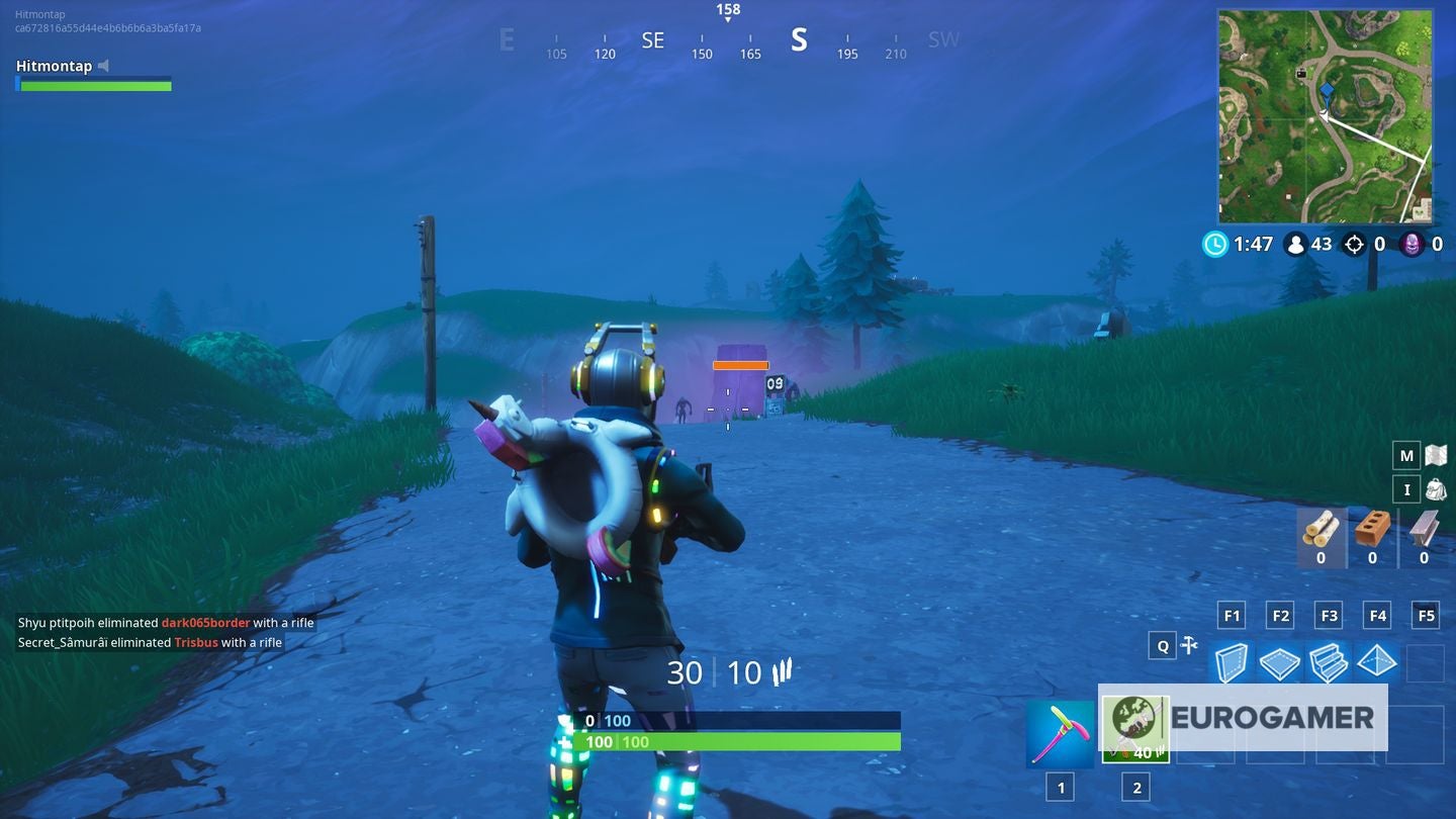 Fortnite - wyzwanie: Znaki kontroli radarowej (mapa), przekrocz ...