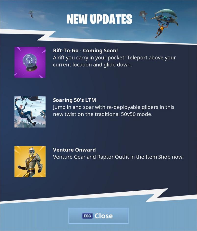Fortnite's newest item is the Rift-To-Go | VG247