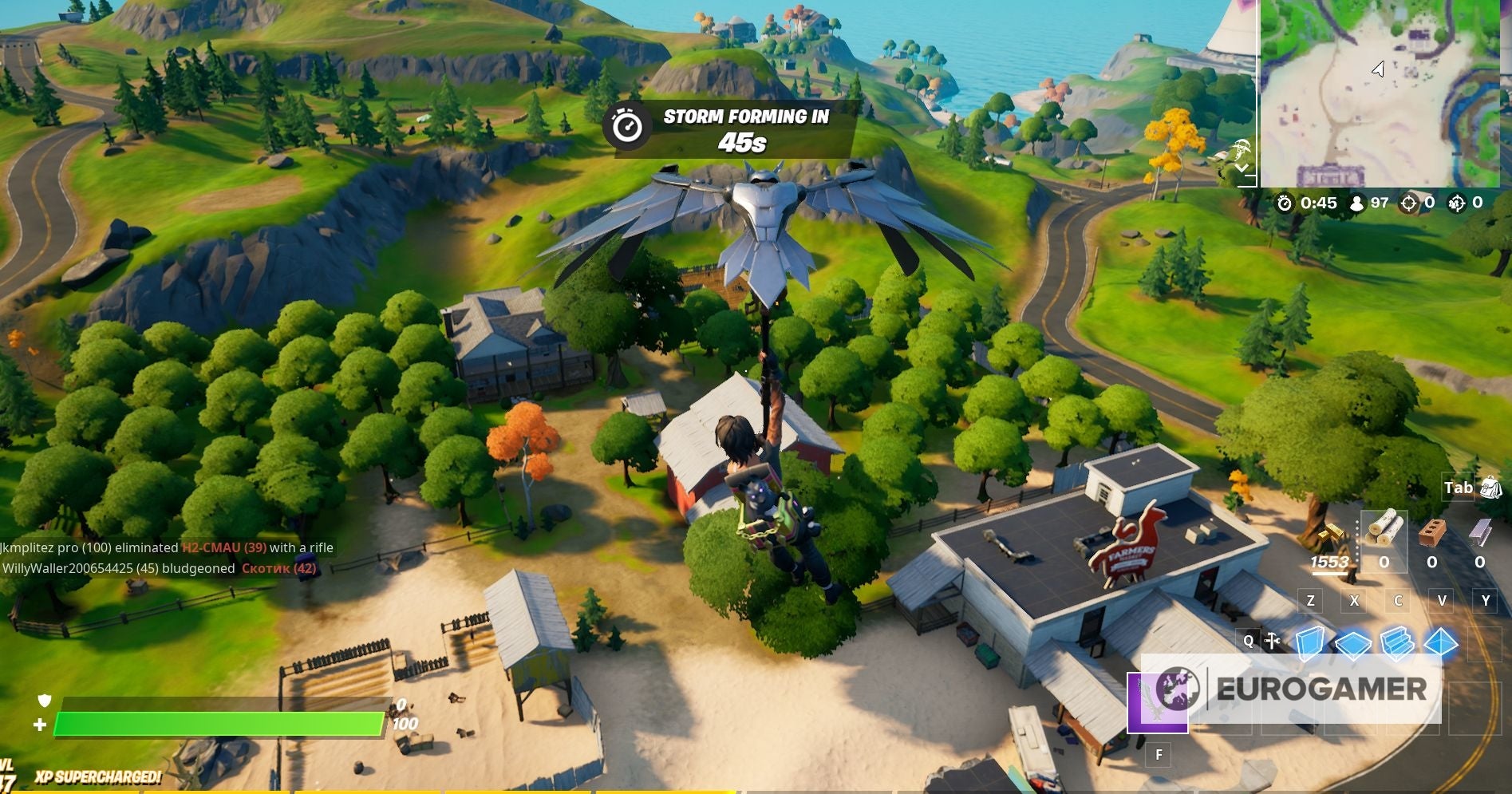 Fortnite - Rose location: Where to find a rose at Steel Farm or The ...