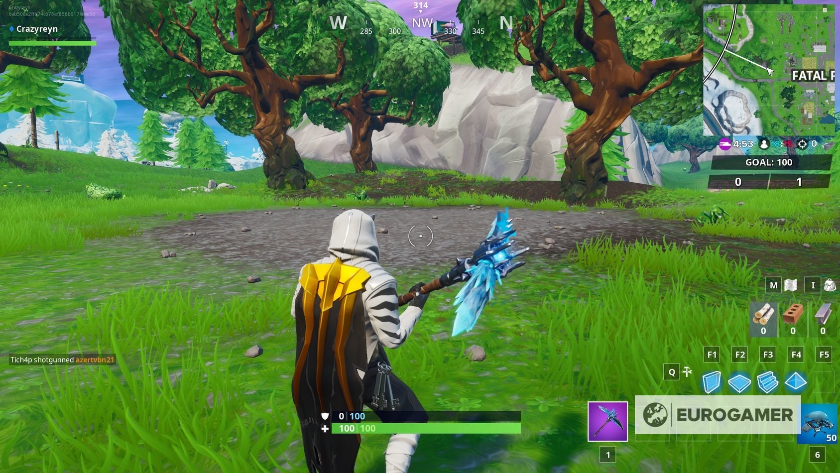 Fortnite rotary phone, a fork-knife and a hilltop house full of Carbide ...