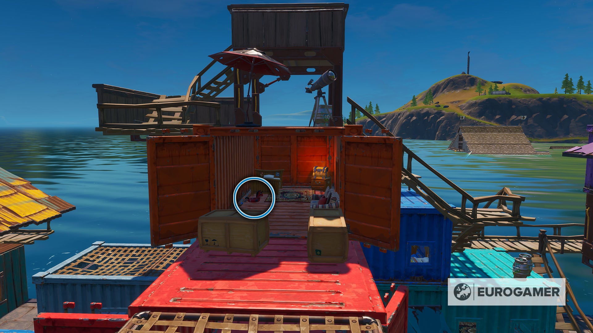 Fortnite Season 3: Deadpool Schwimmhilfen bei The Yacht - Alle 5 ...