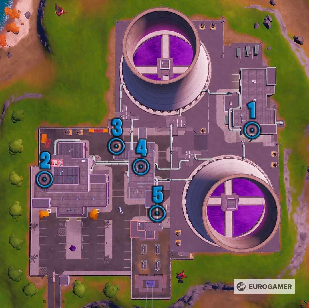 Fortnite Season 4: Ringe in der Luft bei Steamy Stacks - Alle 5 ...