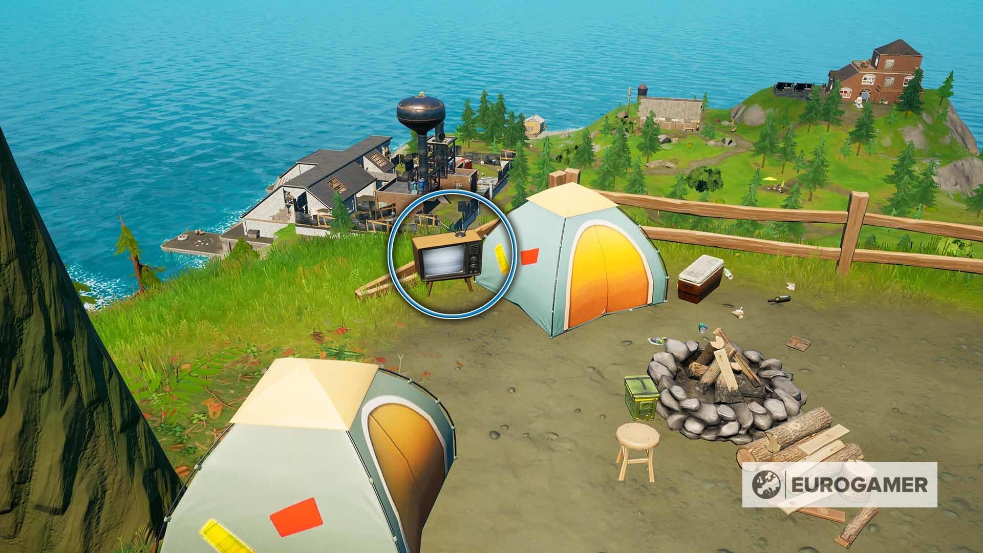 Fortnite Season 6: Zerstöre gruselige Fernseher - Fundorte | Eurogamer.de