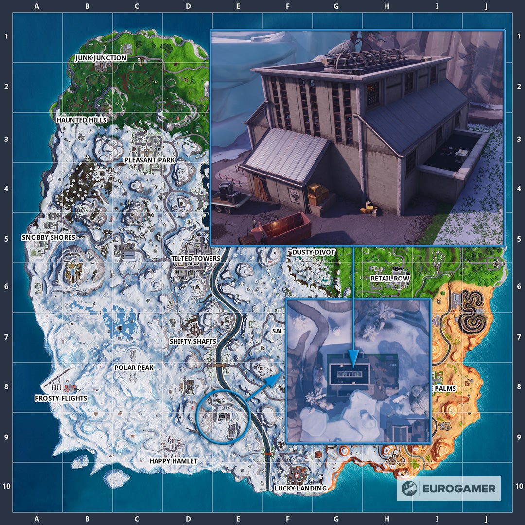 Fortnite: Tanzlokal und Rennstrecke finden & Truhen und Munitionskisten ...