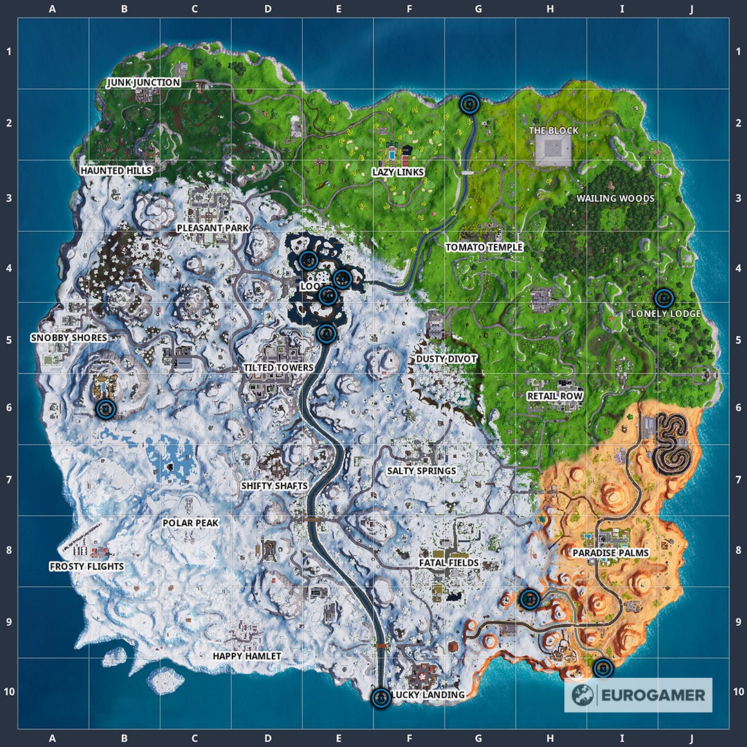 Fortnite: Alle Wasserfälle auf der Karte | Eurogamer.de