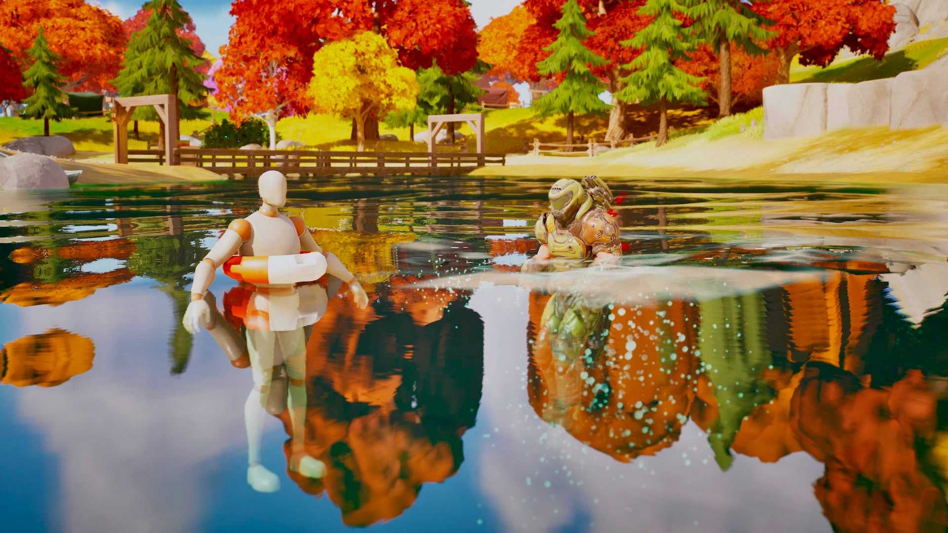 How to rescue training dummies in the water in Fortnite | Eurogamer.net