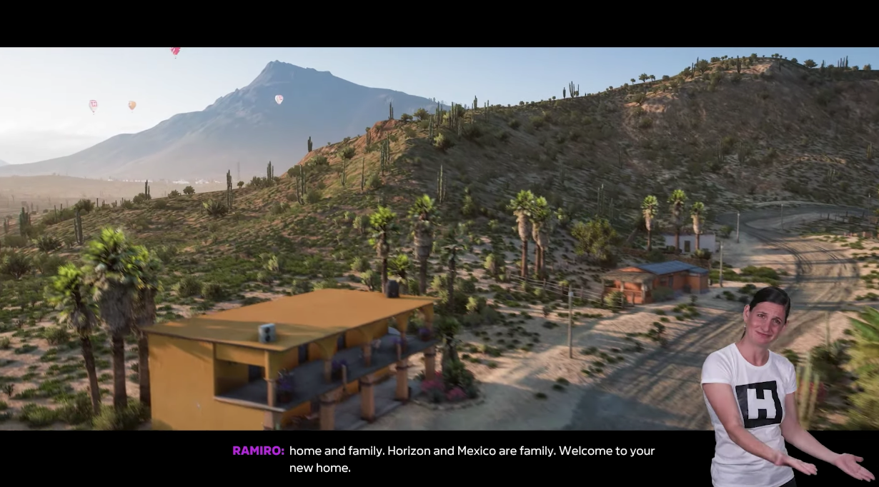 Forza Horizon 5 adding sign language interpreters for cutscenes | VG247