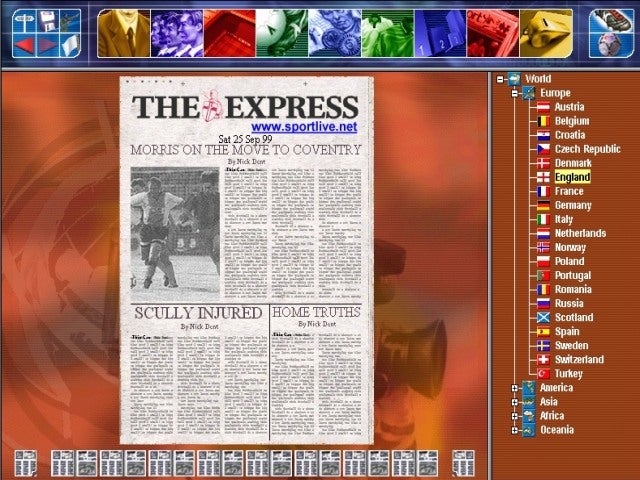 Football World Manager 2000 | Eurogamer.net