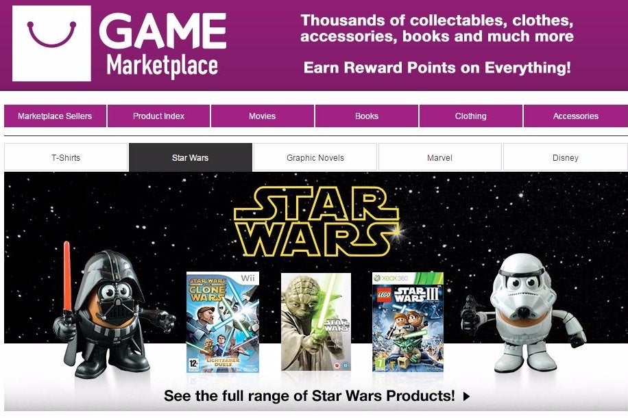 GAME Marketplace lets third-parties sell their products | Eurogamer.net