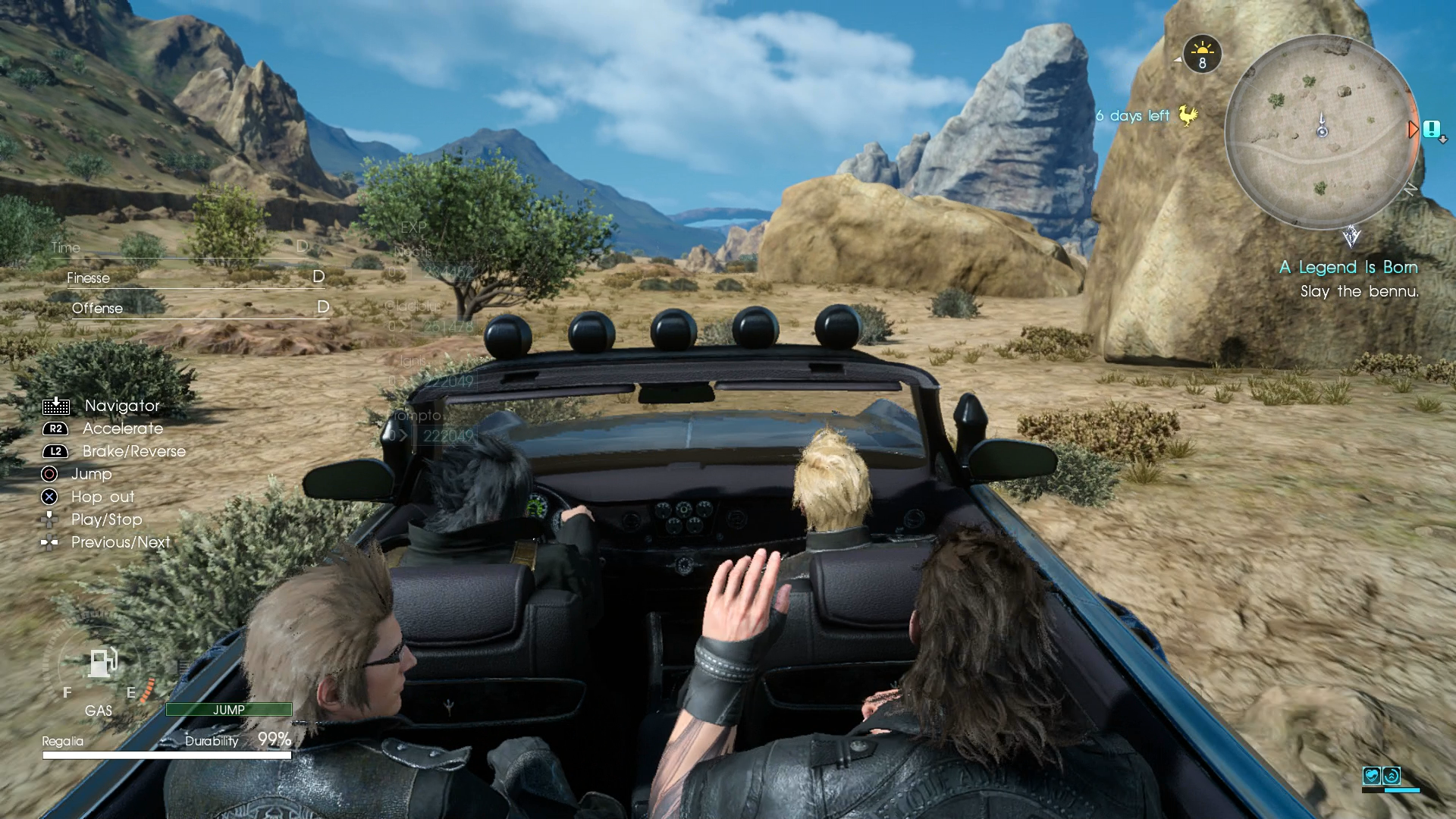 Final Fantasy 15 Type-D off-road car - How to get the monster truck ...