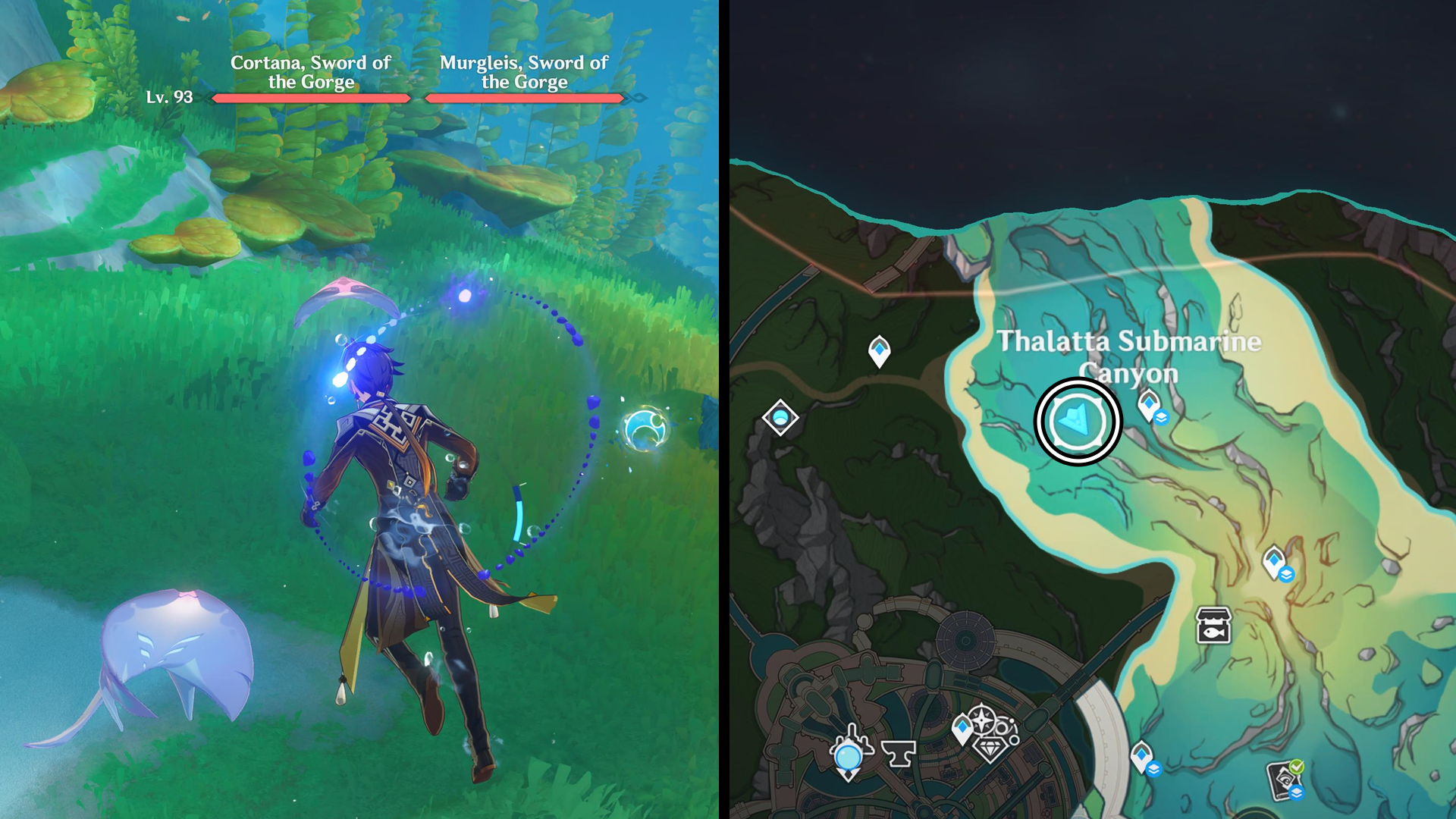 Genshin Impact Swimming and Diving, including diving spots, underwater ...