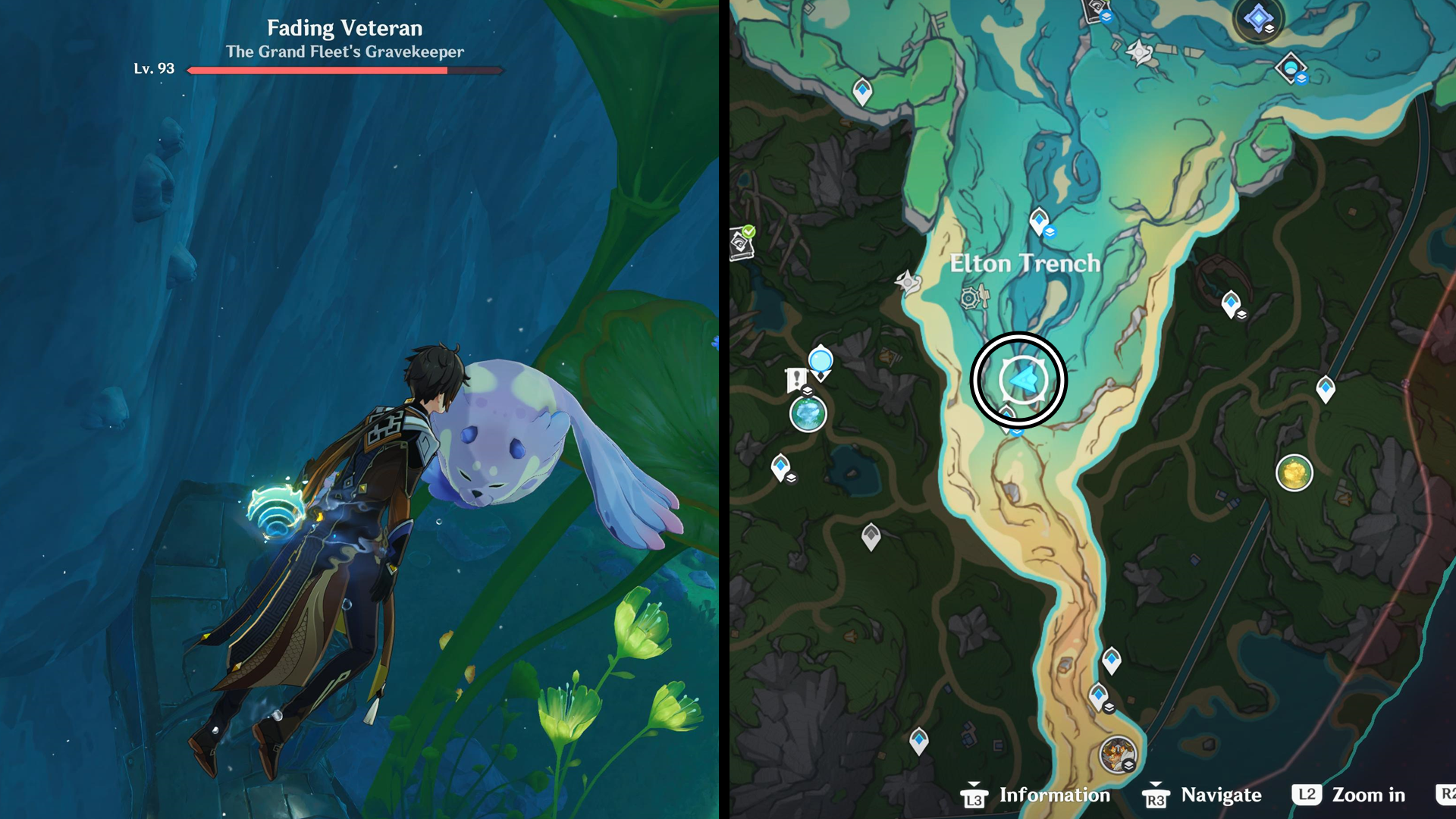 Genshin Impact Swimming and Diving, including diving spots, underwater ...