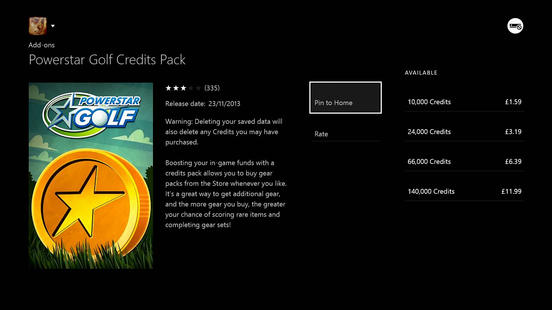 Xbox One's Powerstar Golf is now a free-to-play game | Eurogamer.net