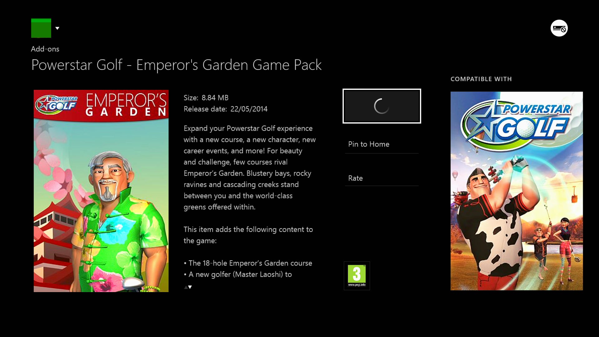 Xbox One's Powerstar Golf is now a free-to-play game | Eurogamer.net