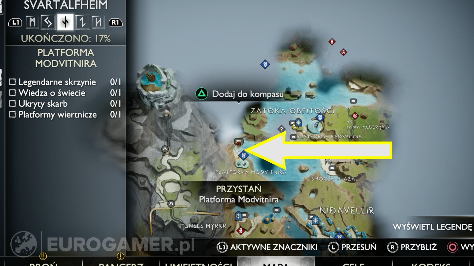 God of War Ragnarok - mapa skarbów: owoce przemysłu | Eurogamer.pl