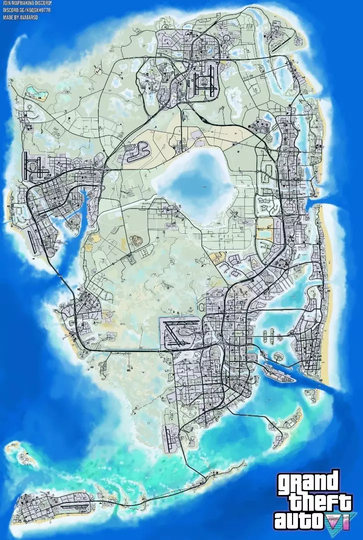GTA 6 map - In welke stad speelt Grand Theft Auto 6 zich af? | Eurogamer.nl