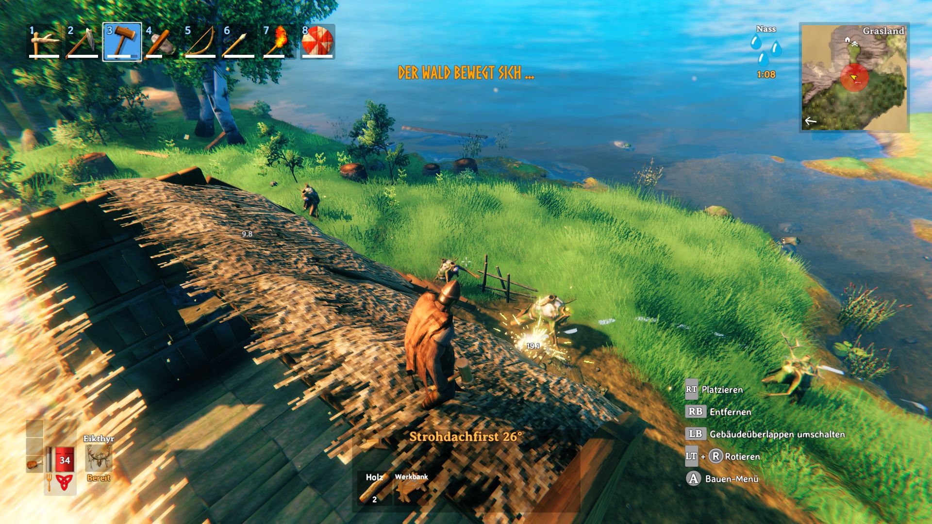 Valheim: Wände, Dach, Schornstein, Haus kaputt (Zerfall und Abnutzung ...