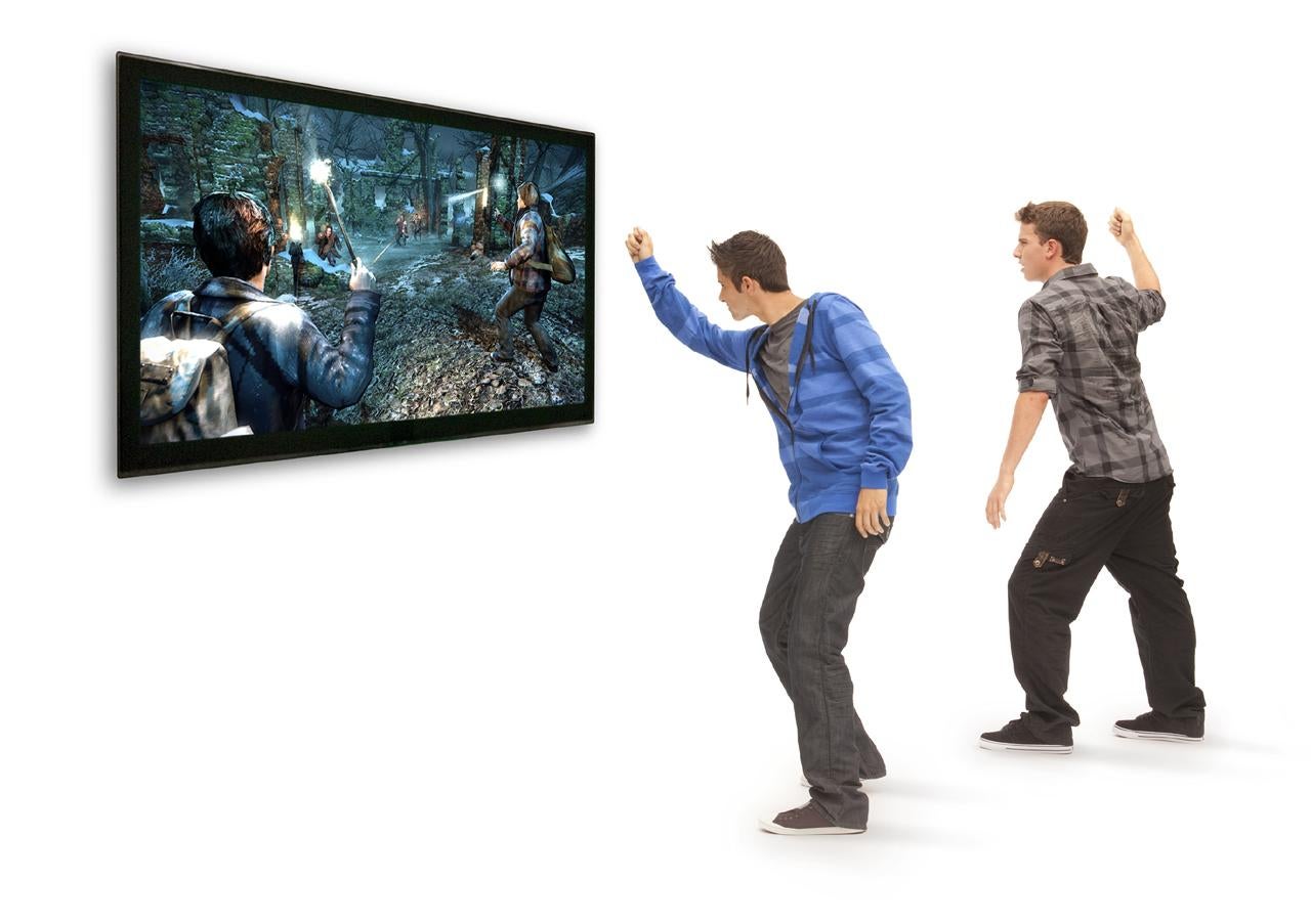 People Playing Kinect