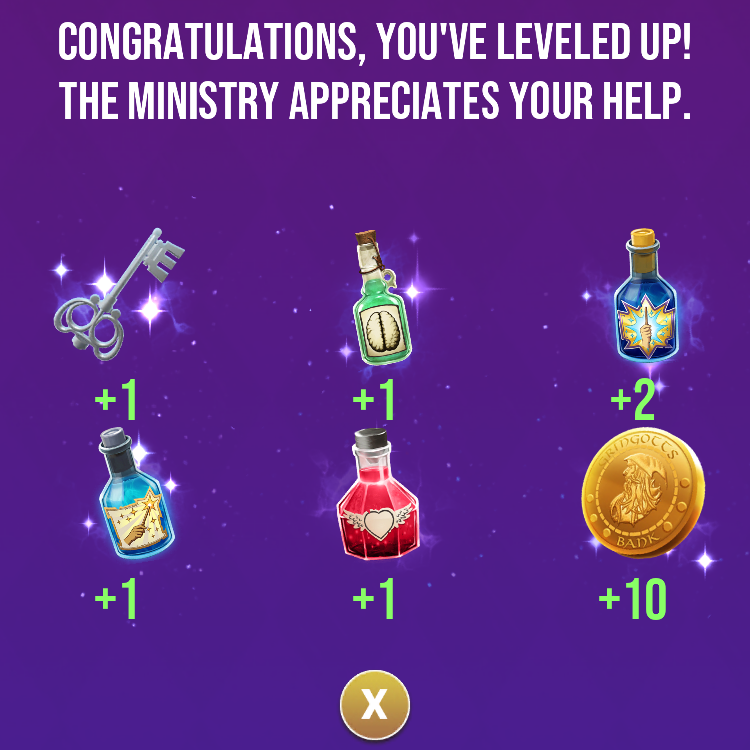 Harry Potter Wizards Unite - Level rewards list, level up items and max ...