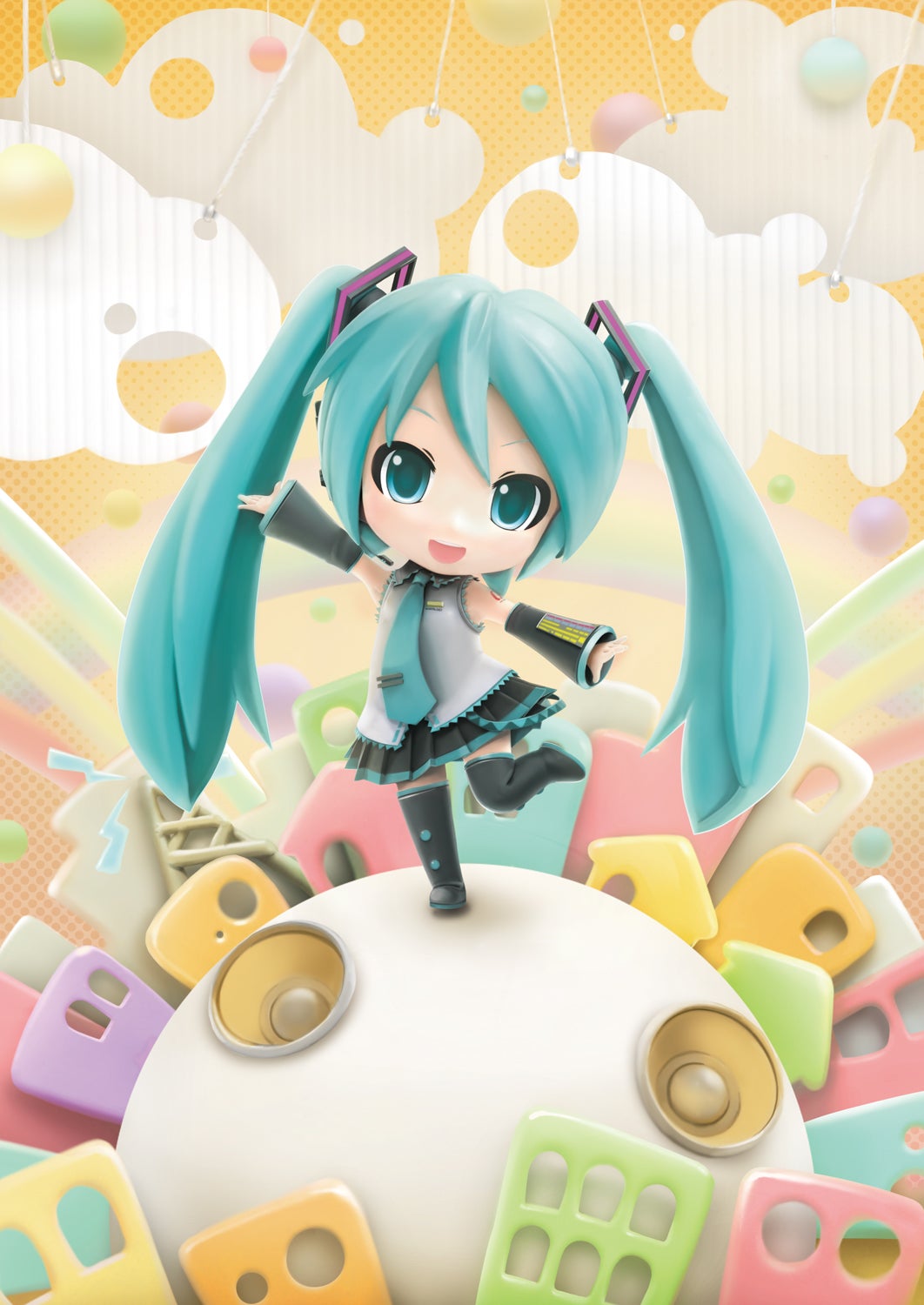 Hatsune Miku Chibi Render
