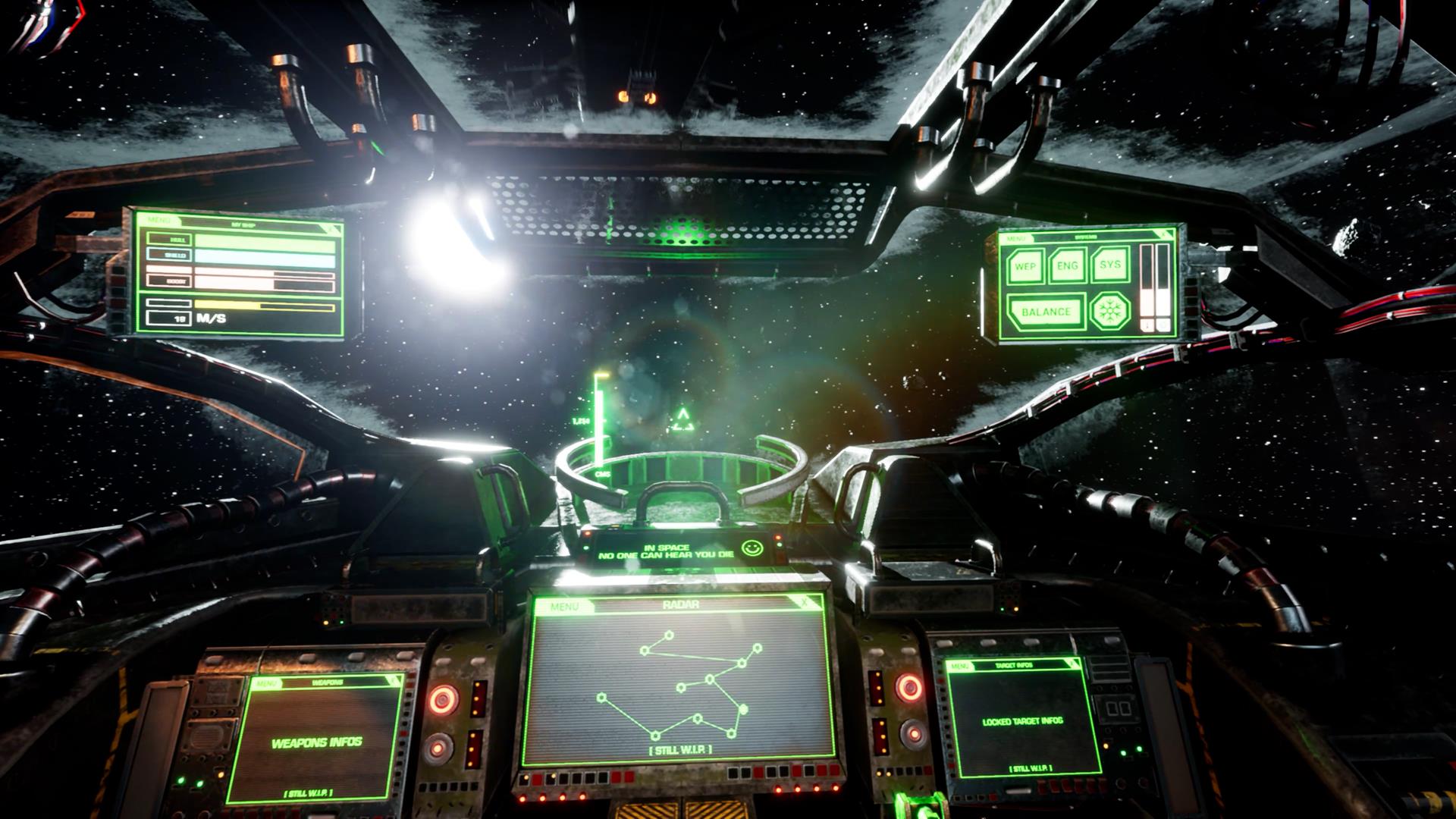 Haunted Space blends sci-fi dogfighting, crafting and a horror story ...