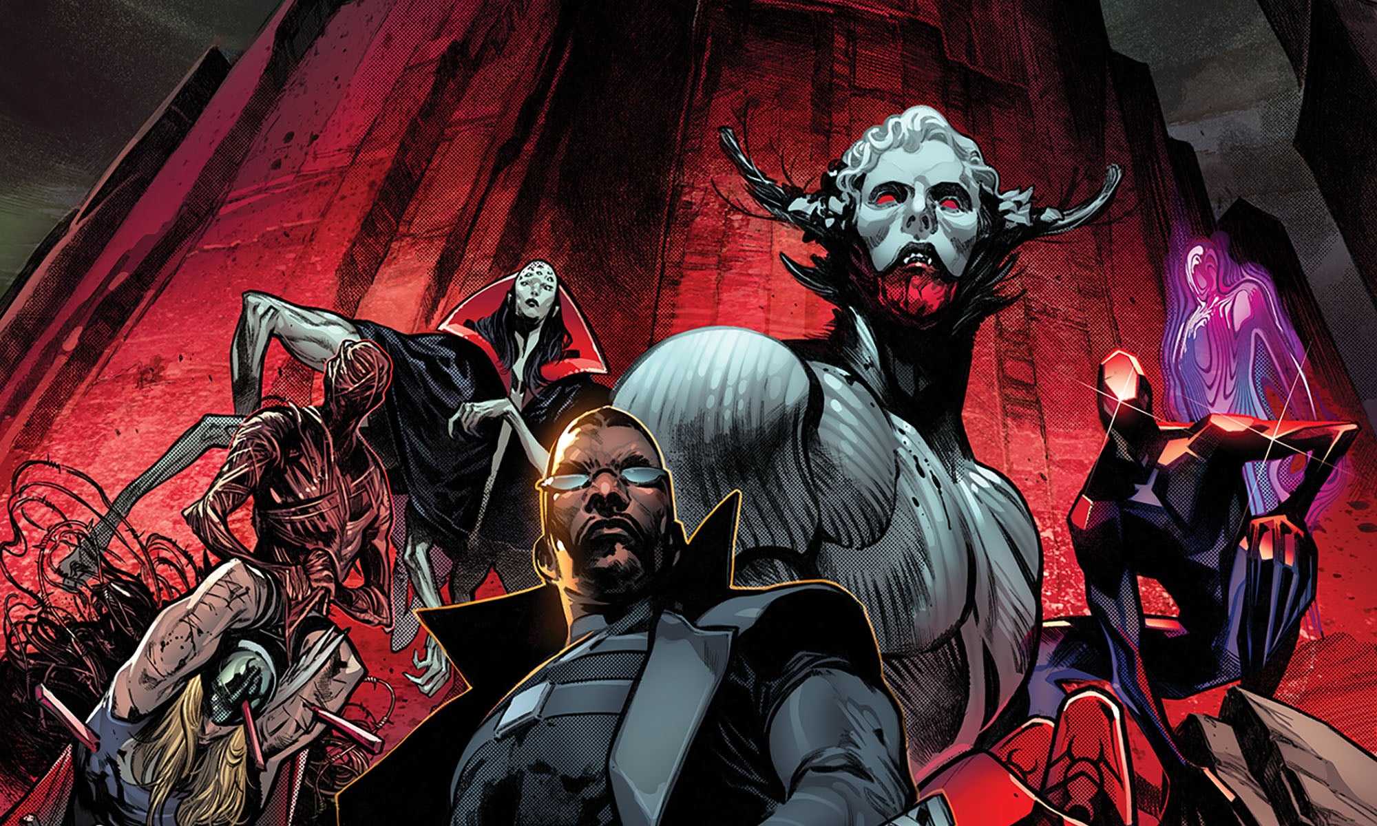 Marvel's Avengers face off against Blade & his vampire brood in Blood ...