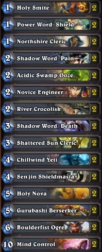 Hearthstone Priest Deck