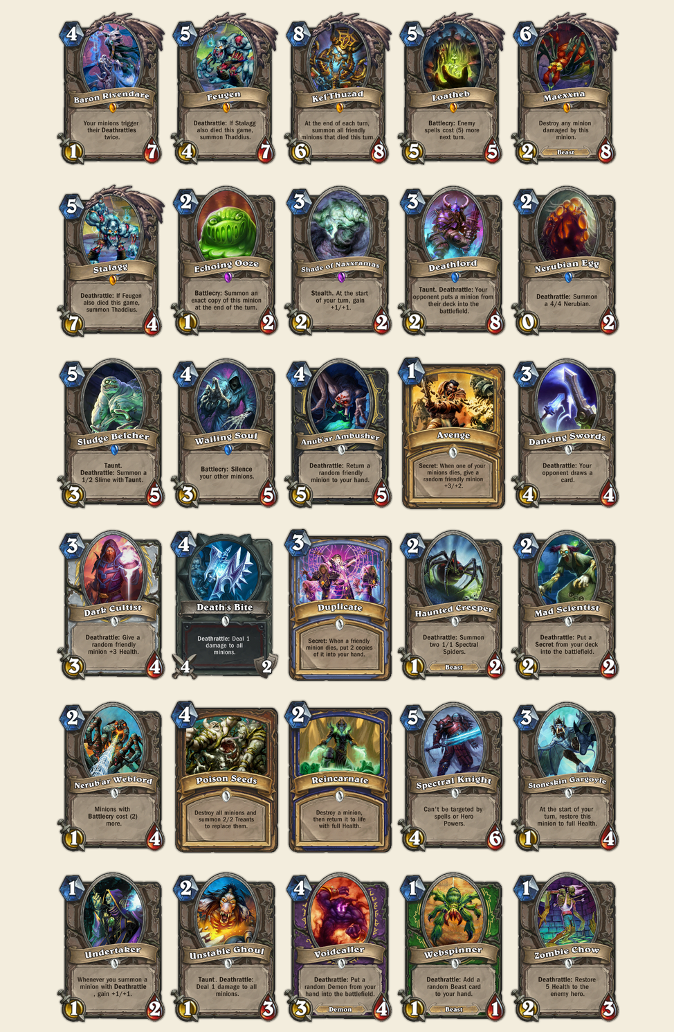 Hearthstone's Naxxramas cards revealed, bosses detailed | Eurogamer.net