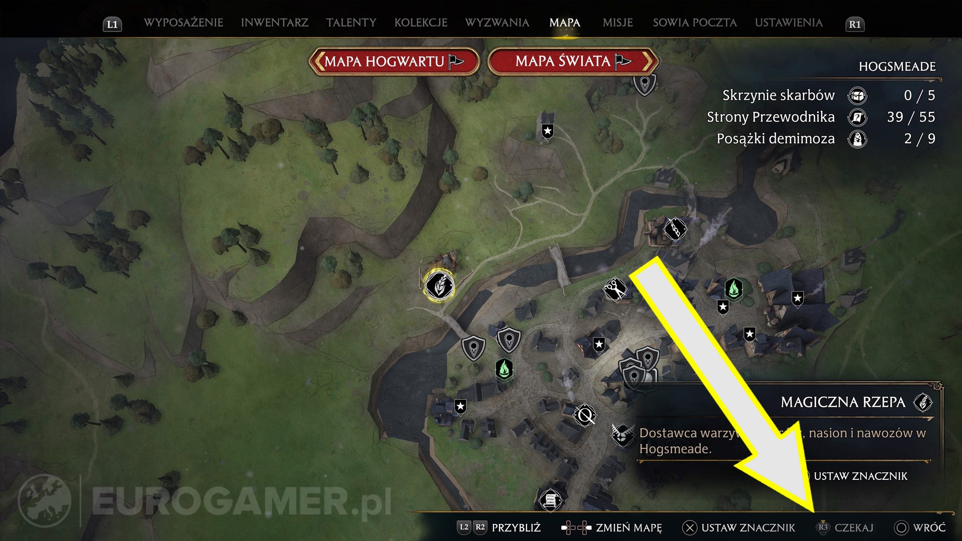 Hogwarts Legacy - zmiana czasu i pory dnia: czekanie | Eurogamer.pl Hogwarts Legacy - zmiana czasu i pory dnia: czekanie | Eurogamer.pl