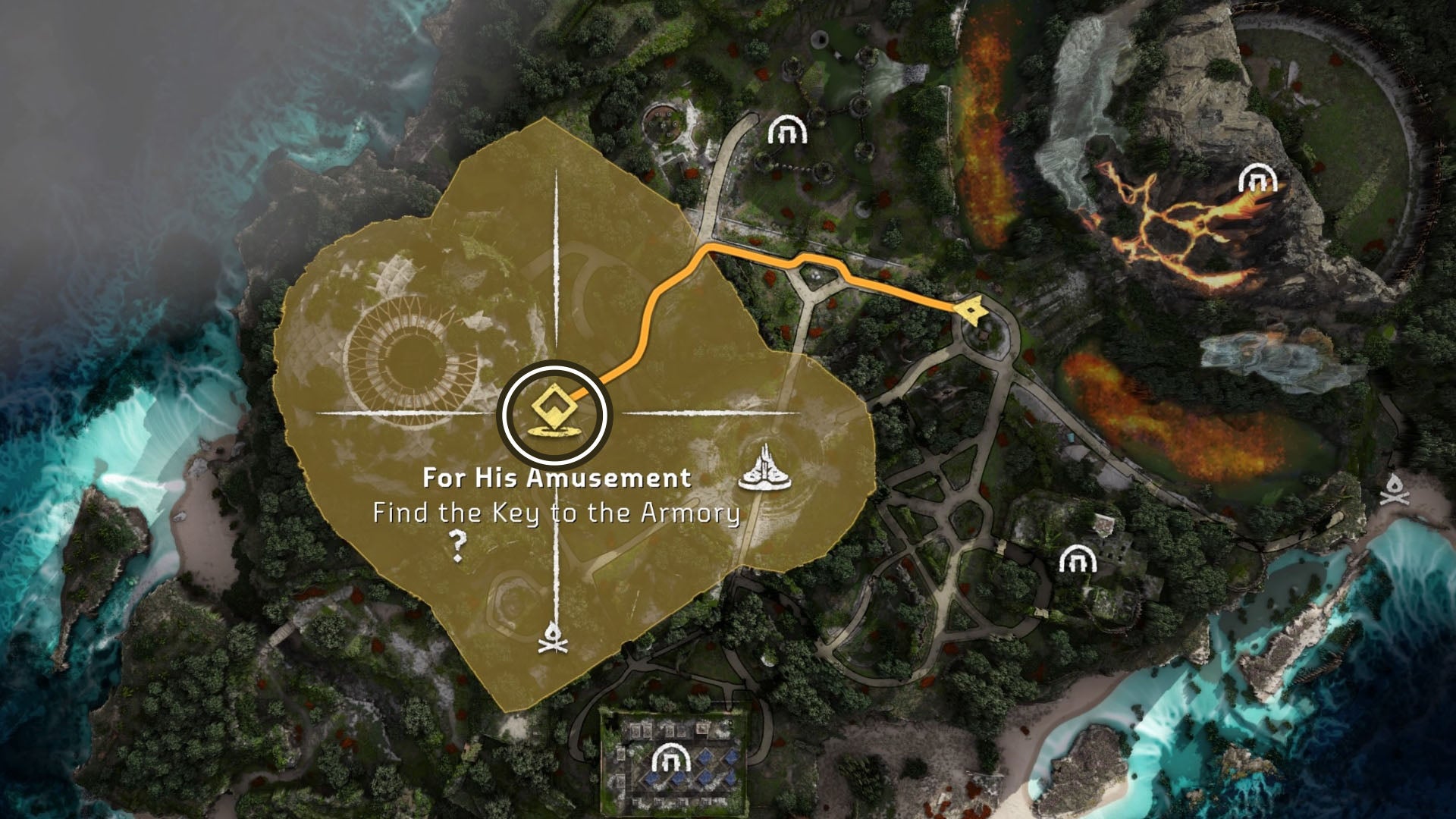 How to find the Armory and open the Volcano Doors in Horizon Forbidden ...