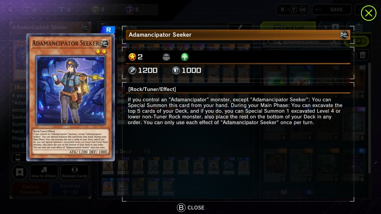 Yu-Gi-Oh Master Duel Adamancipator deck guide | Rock Paper Shotgun