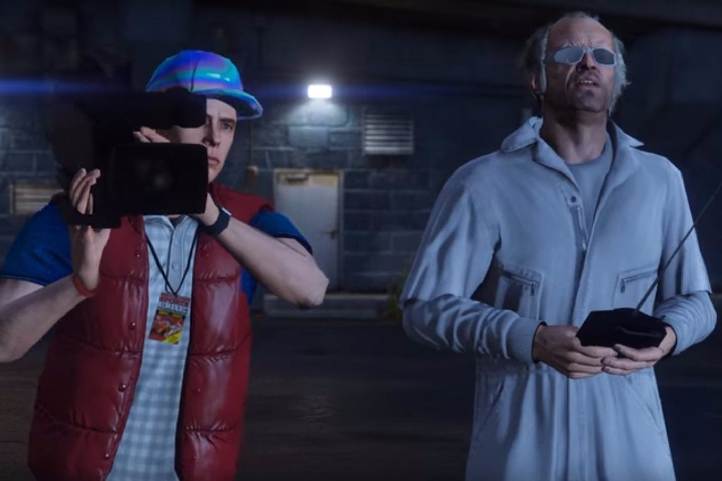 It's Back to the Future Day! Here's an iconic scene recreated in GTA5 ...