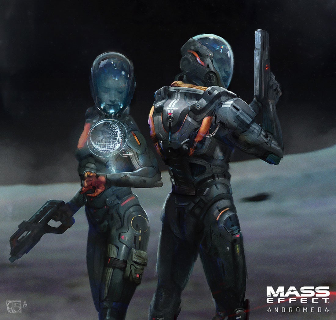 Mass Effect Armor Concept Art