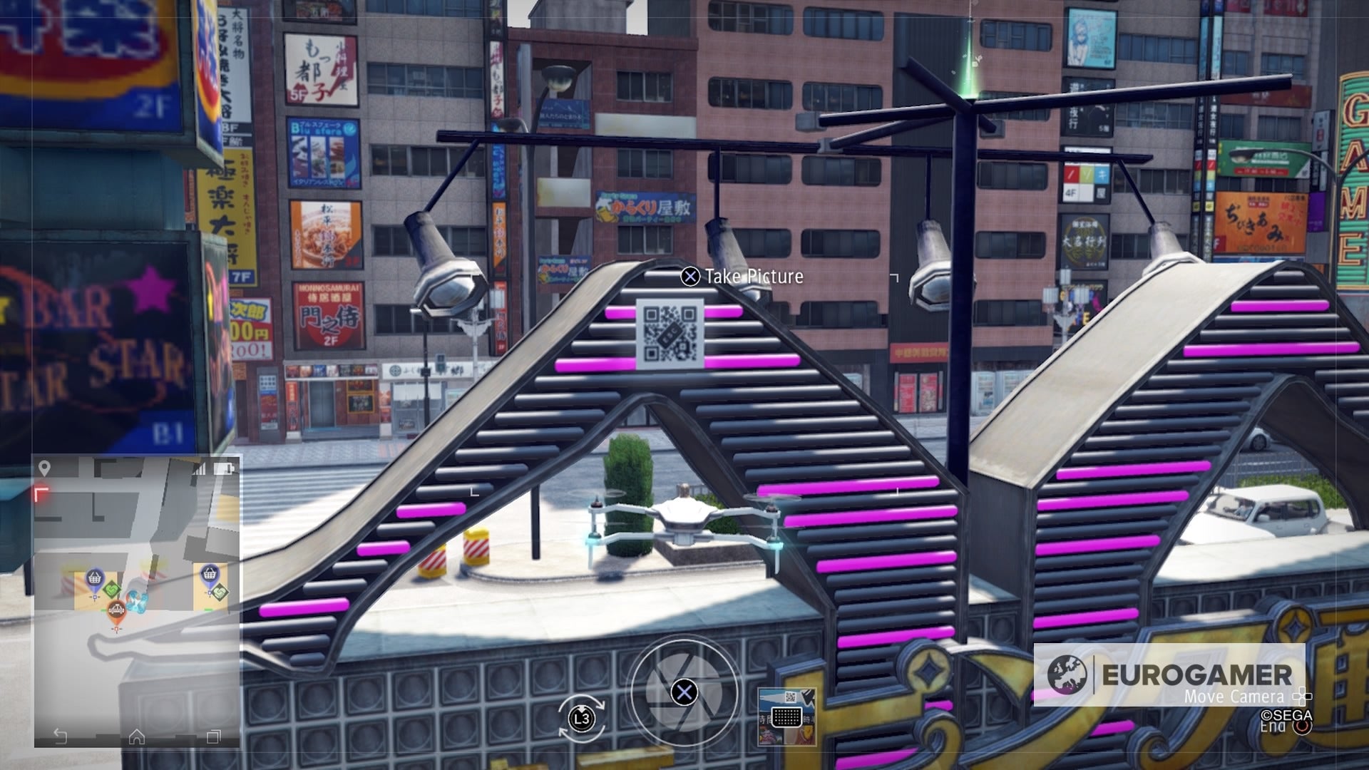 Judgment QR code locations to upgrade Drone Parts explained | Eurogamer.net