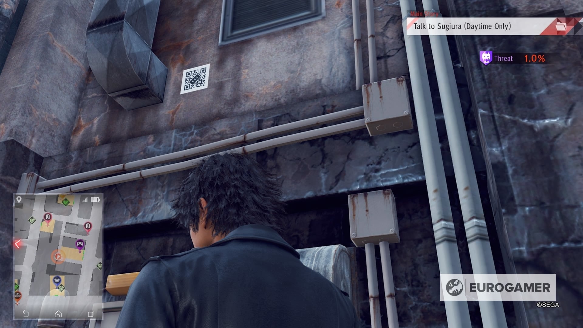 Judgment QR code locations to upgrade Drone Parts explained | Eurogamer.net