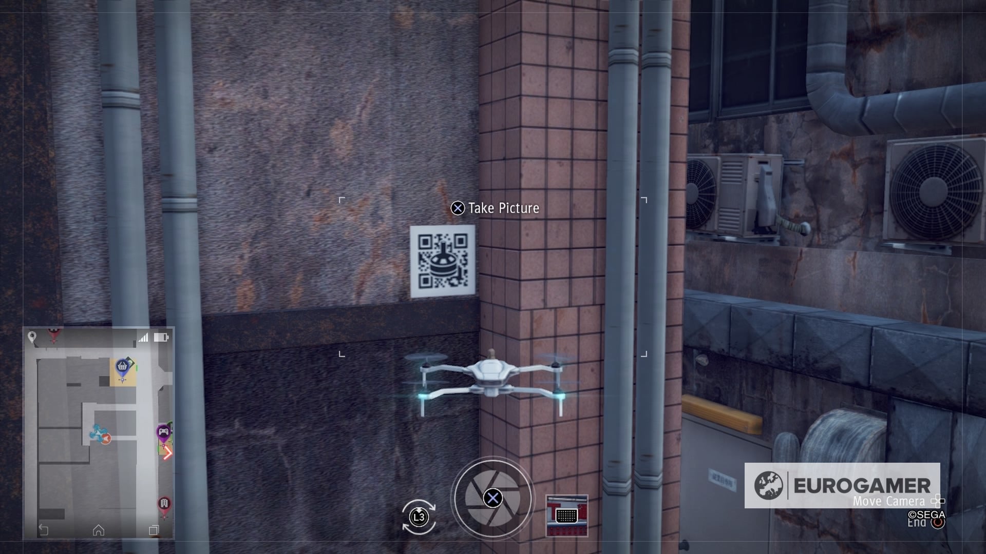 Judgment QR code locations to upgrade Drone Parts explained | Eurogamer.net