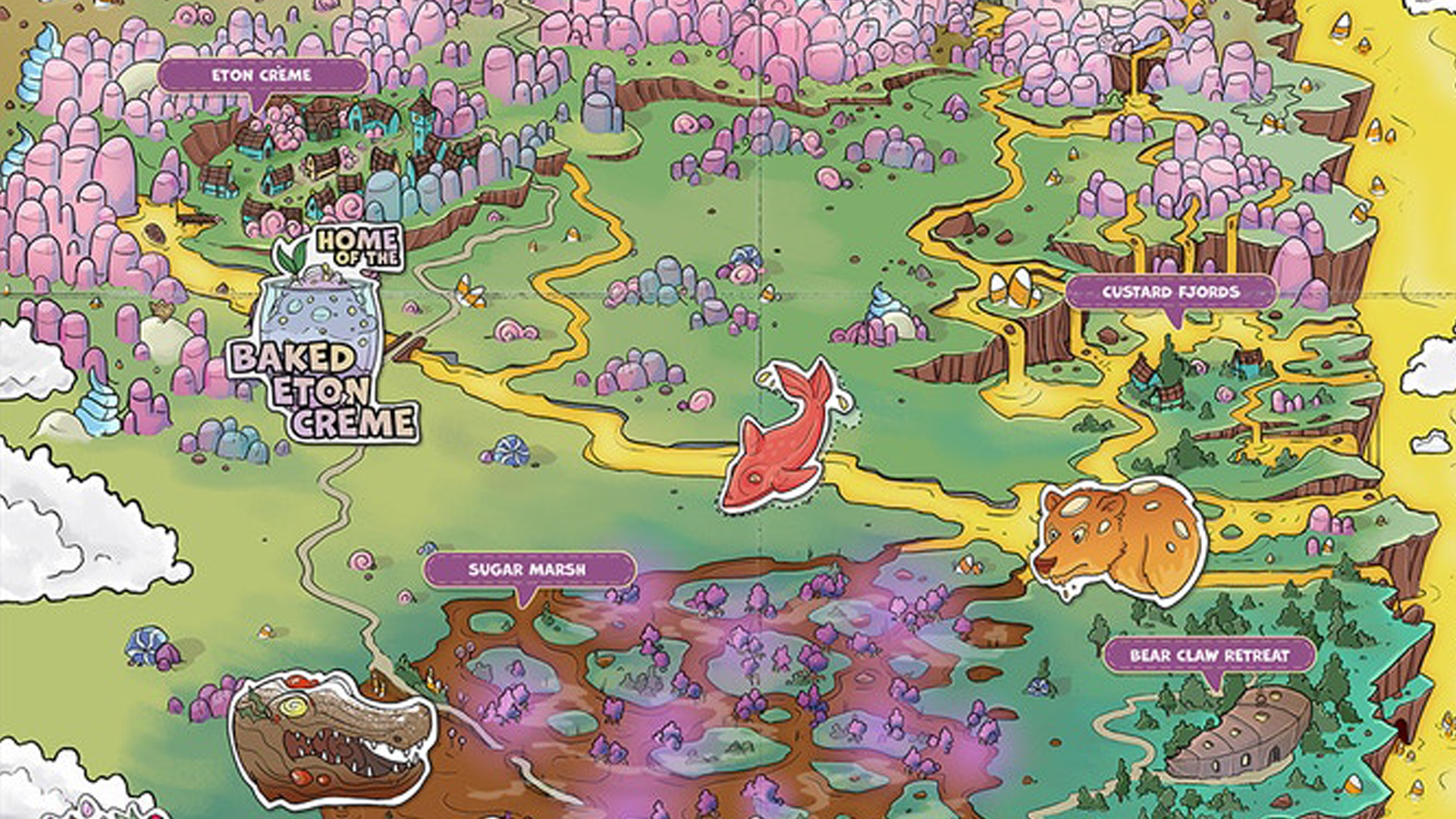 Dungeons & Dragons supplement, Just Dessert, has gumdrop mountains and ...