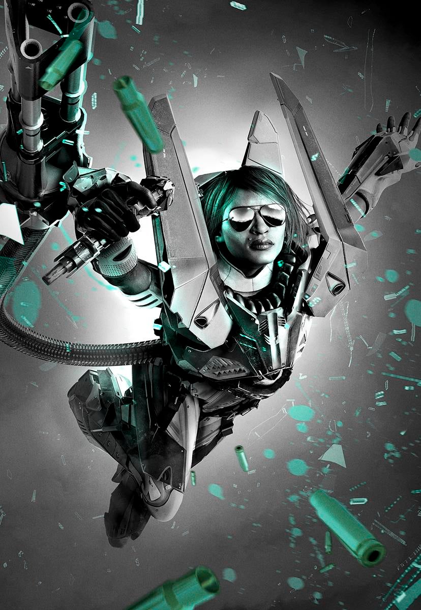 Get to know LawBreakers' minigun-wielding Vanguard | VG247