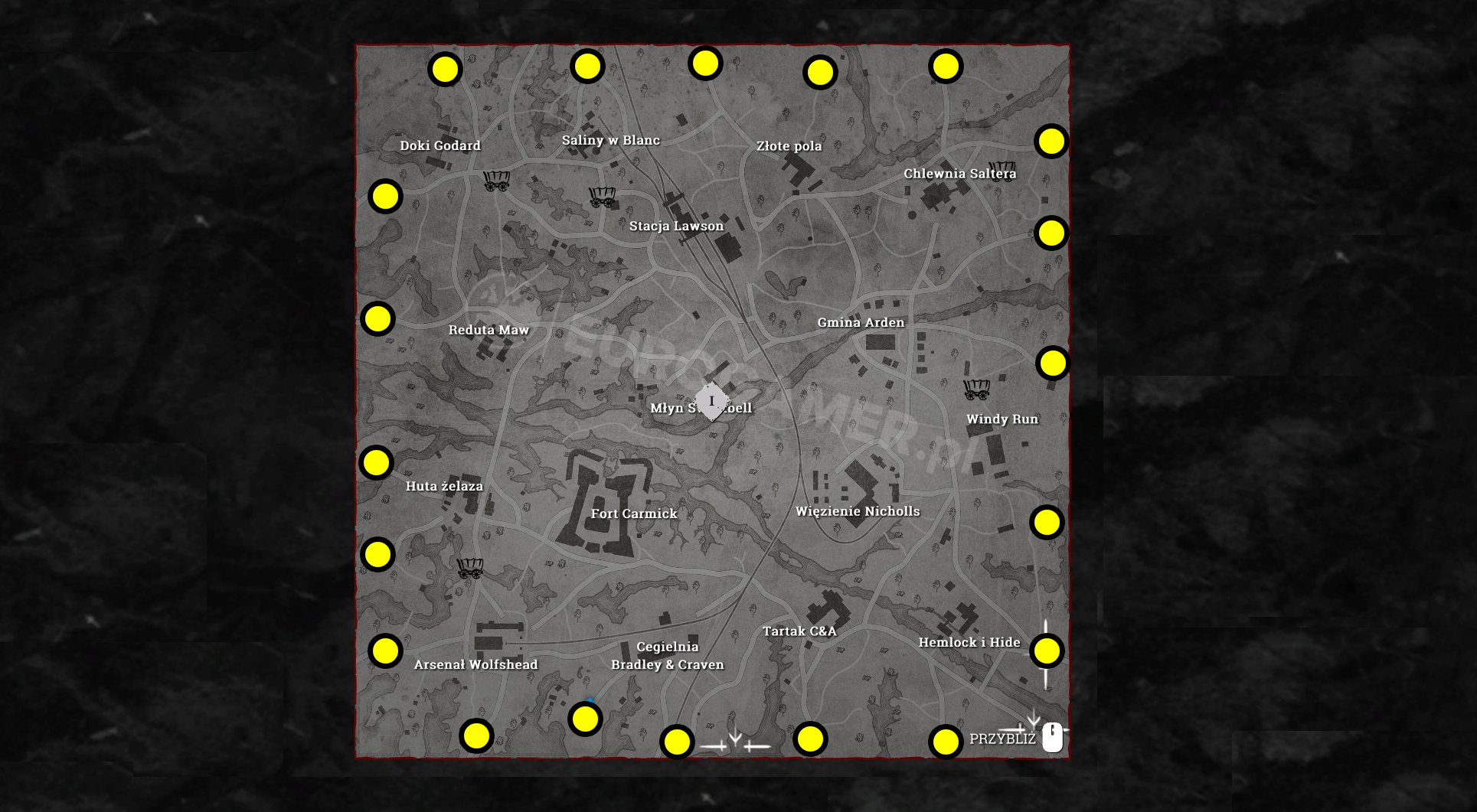 Hunt Showdown - Lawson Delta: mapa i spawny | Eurogamer.pl