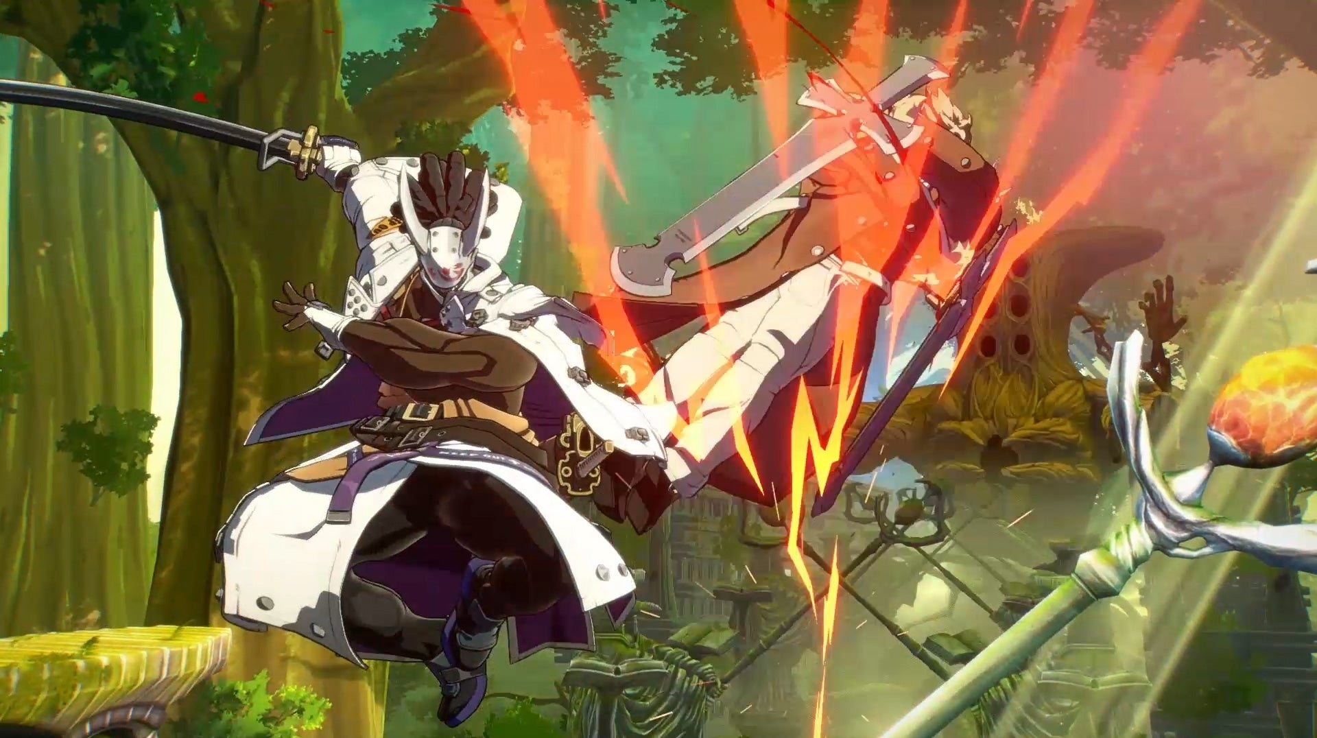 Leo Whitefang and techno samurai vampire Nagoriyuki revealed for Guilty ...