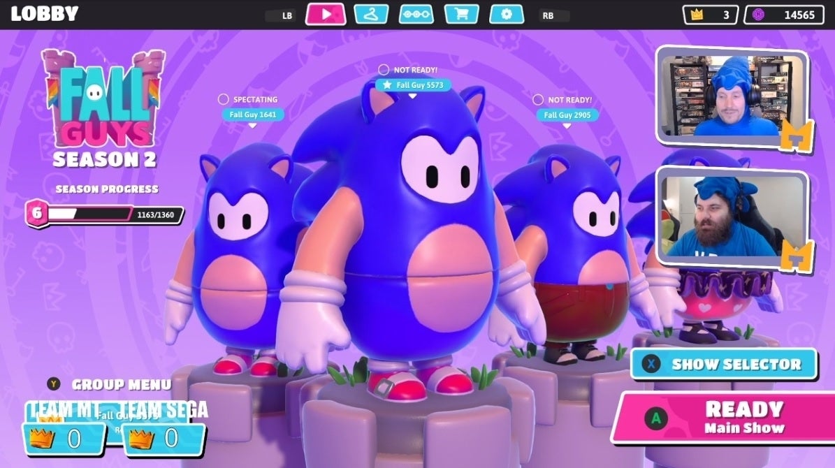 Anunciada una skin de Sonic para Fall Guys | Eurogamer.es