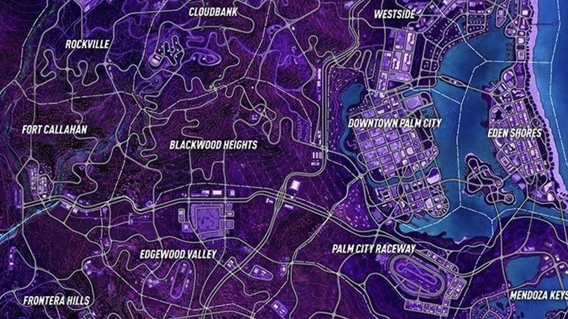 Mapa z Need for Speed Heat. Rzut oka na cały świat gry | Eurogamer.pl