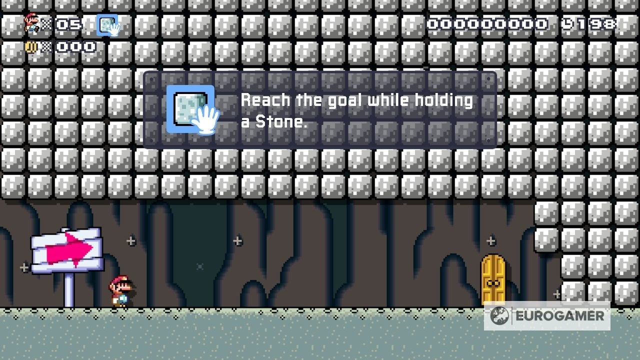 Mario Maker 2 Buried Stones solution: How to get the Stone and carry it ...