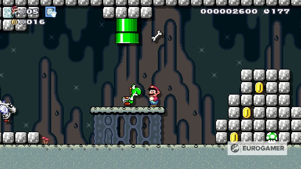 Mario Maker 2 Buried Stones solution: How to get the Stone and carry it ...