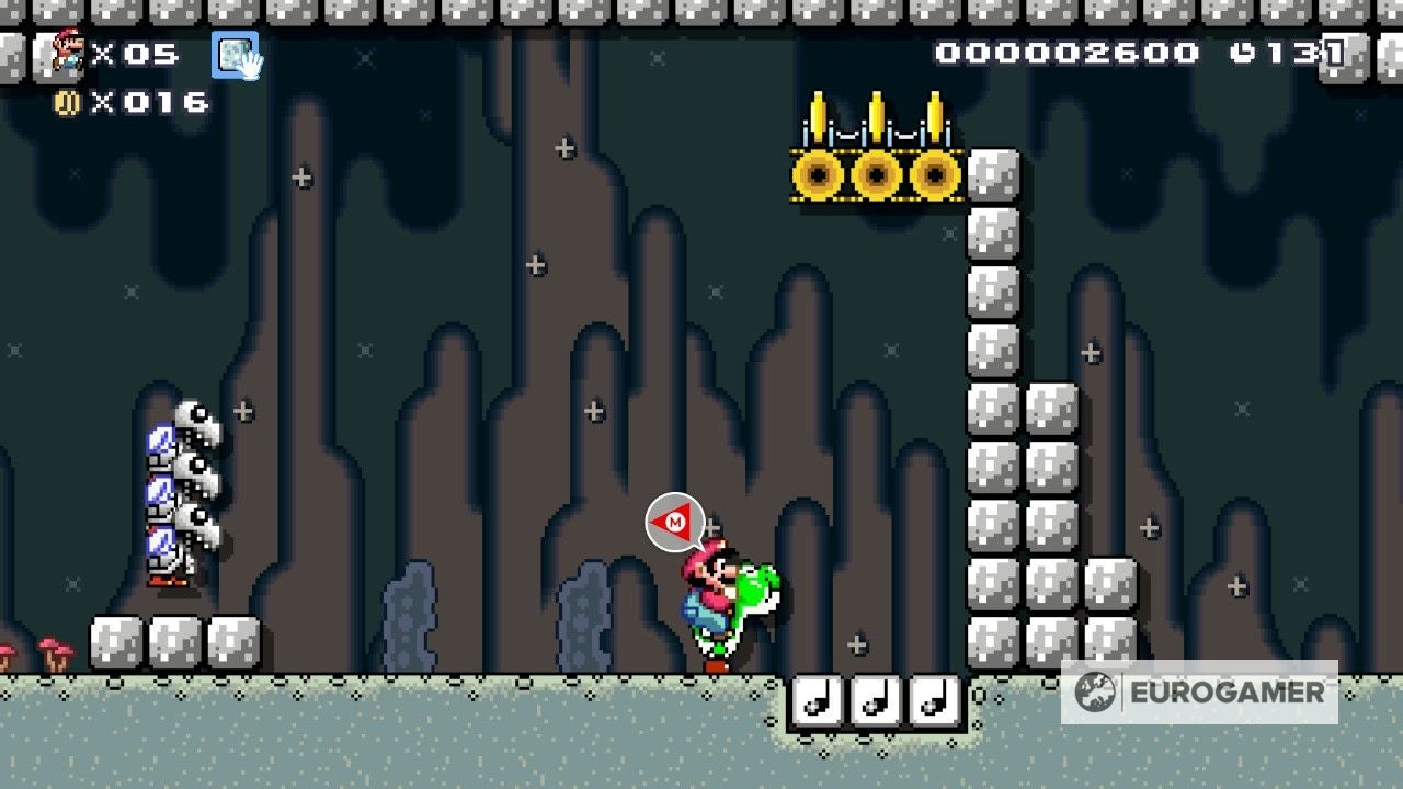 Mario Maker 2 Buried Stones solution: How to get the Stone and carry it ...